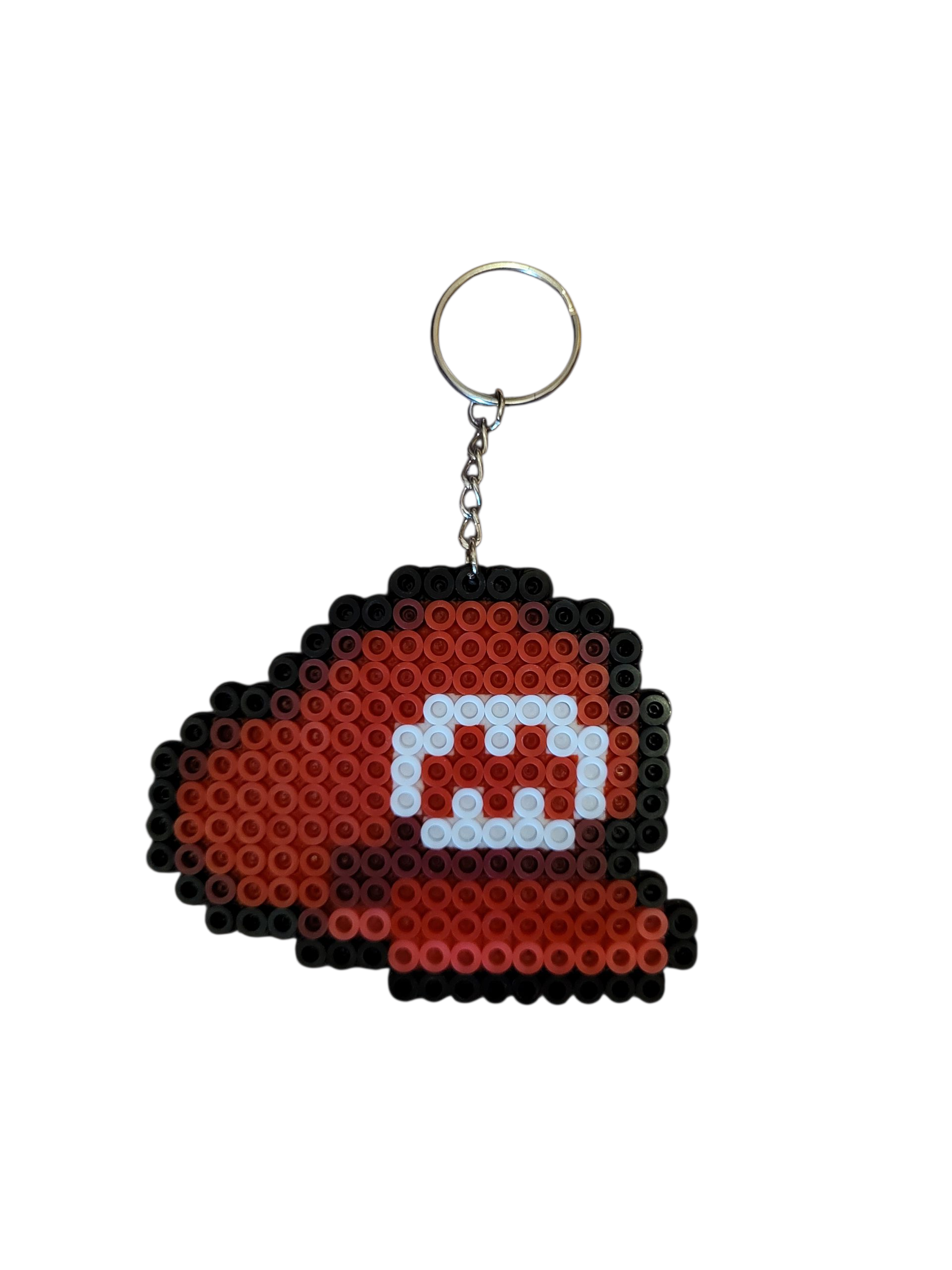 Mario Hat Perler Bead Keychain – Lightning Arts Studio